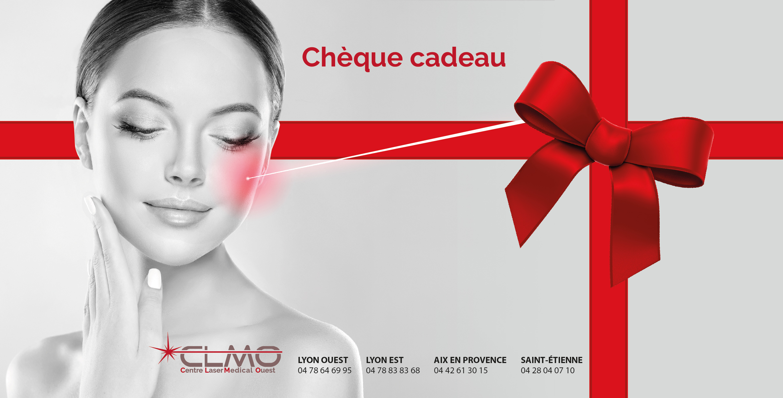 Pour Noël, offrez un chèque cadeau CLMO ! | Centre Laser CLMO